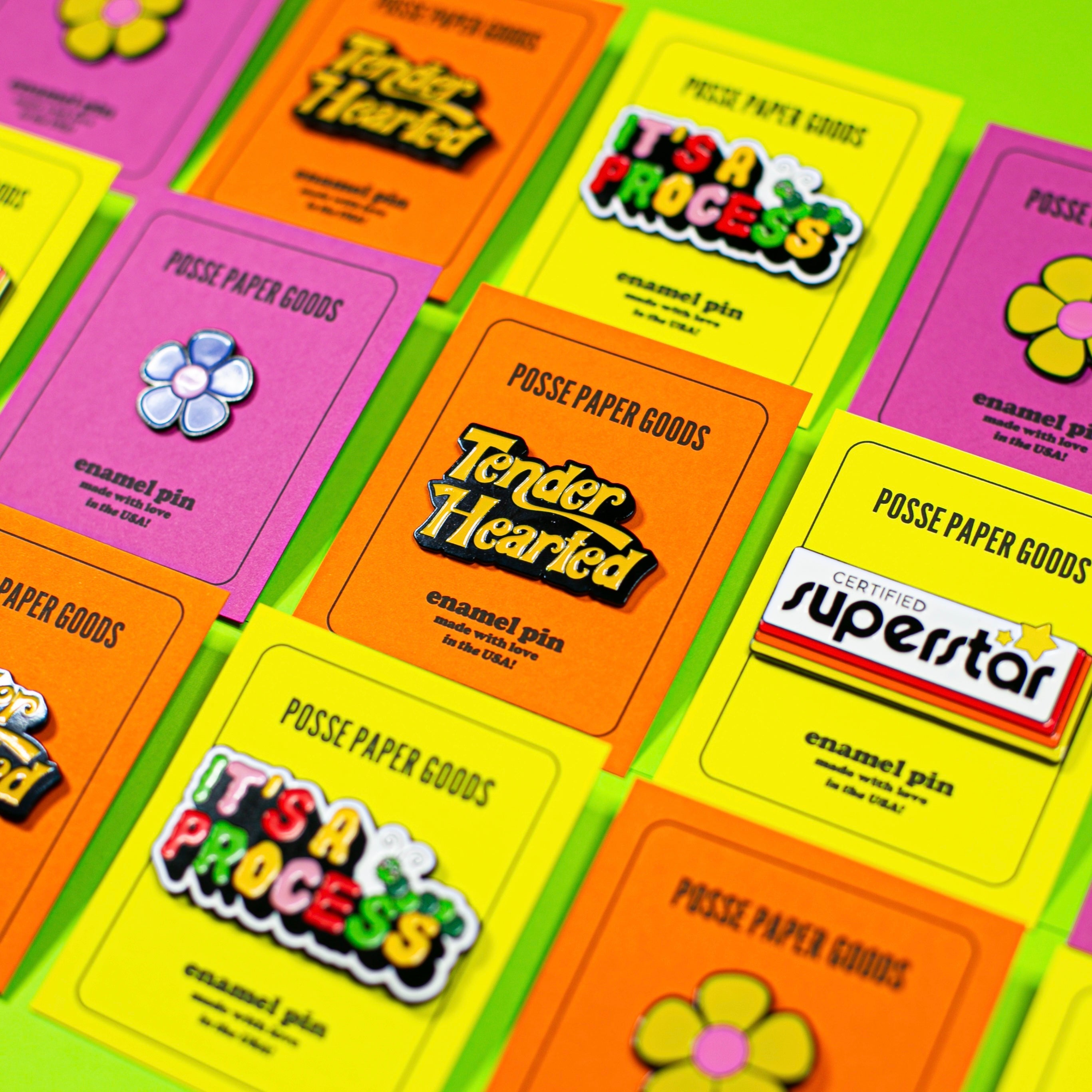 Enamel Pins – Posse Paper Goods